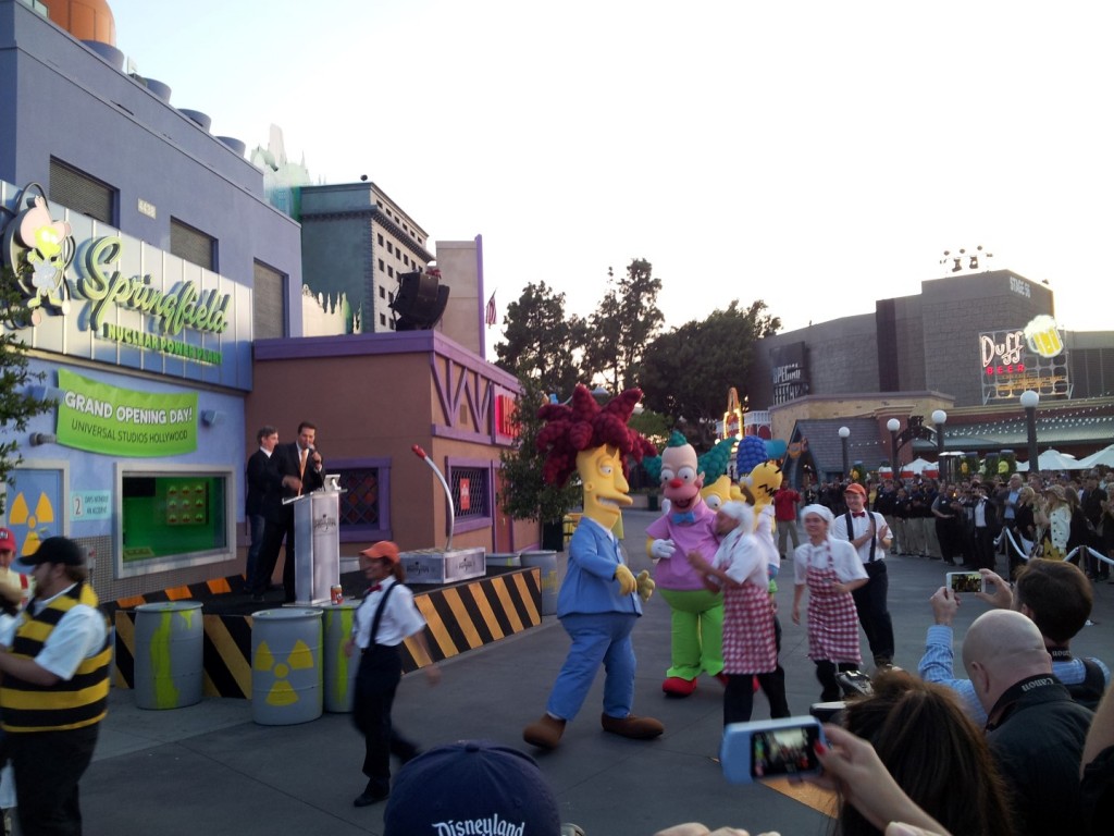 Universal Studios Hollywood - Springfield Opening