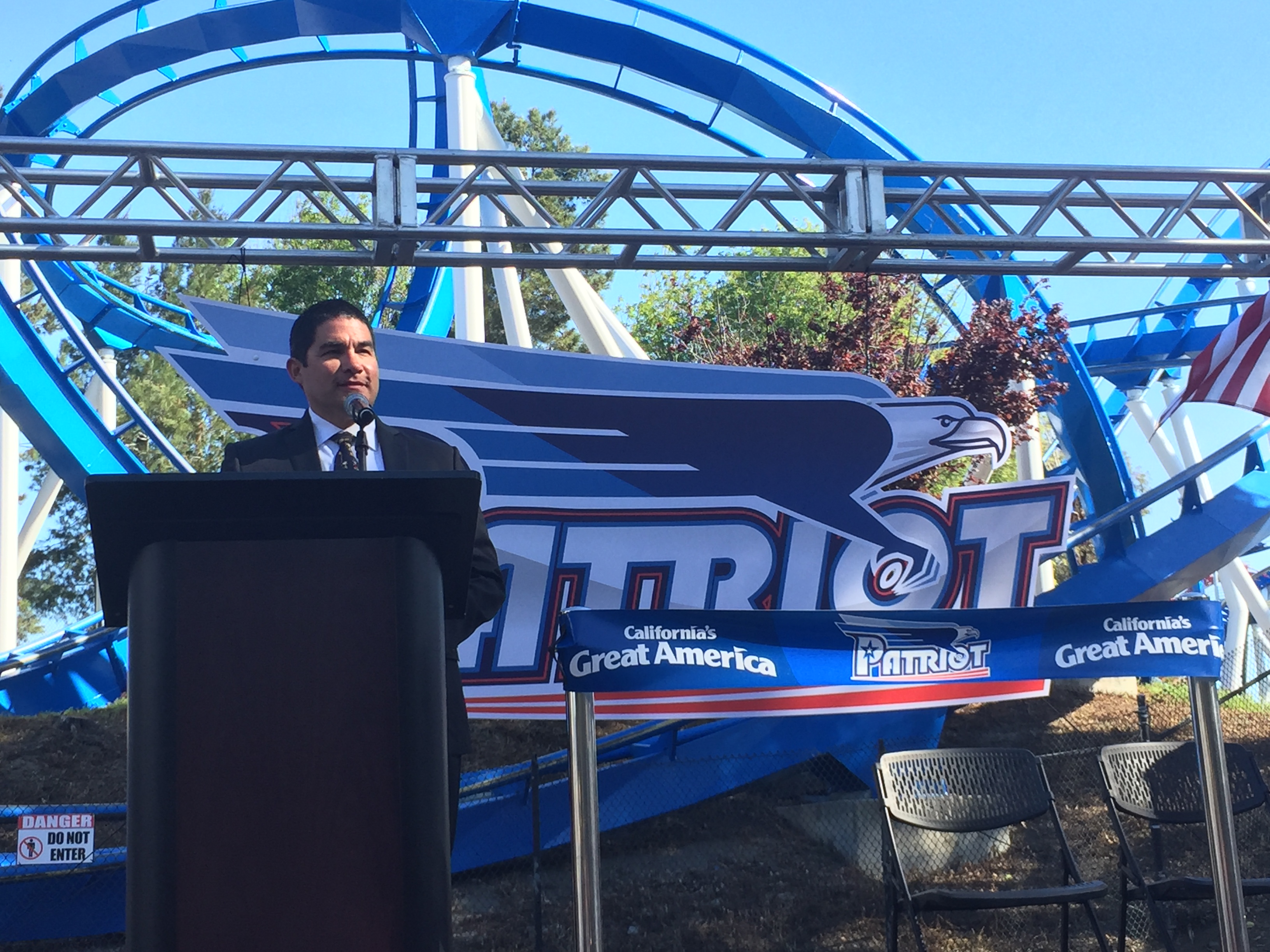 Patriot Opens at California's Great America - Coaster Kings
