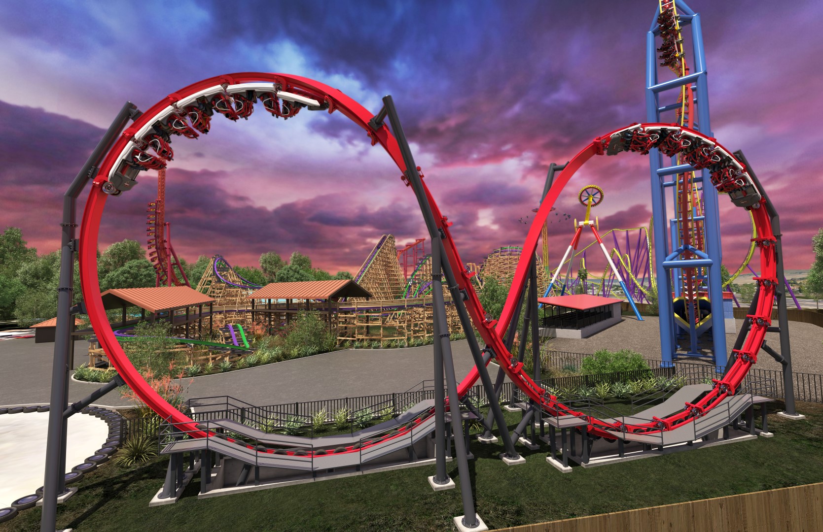 Analysis of Harley Quinn Crazy Coaster - Coaster Kings