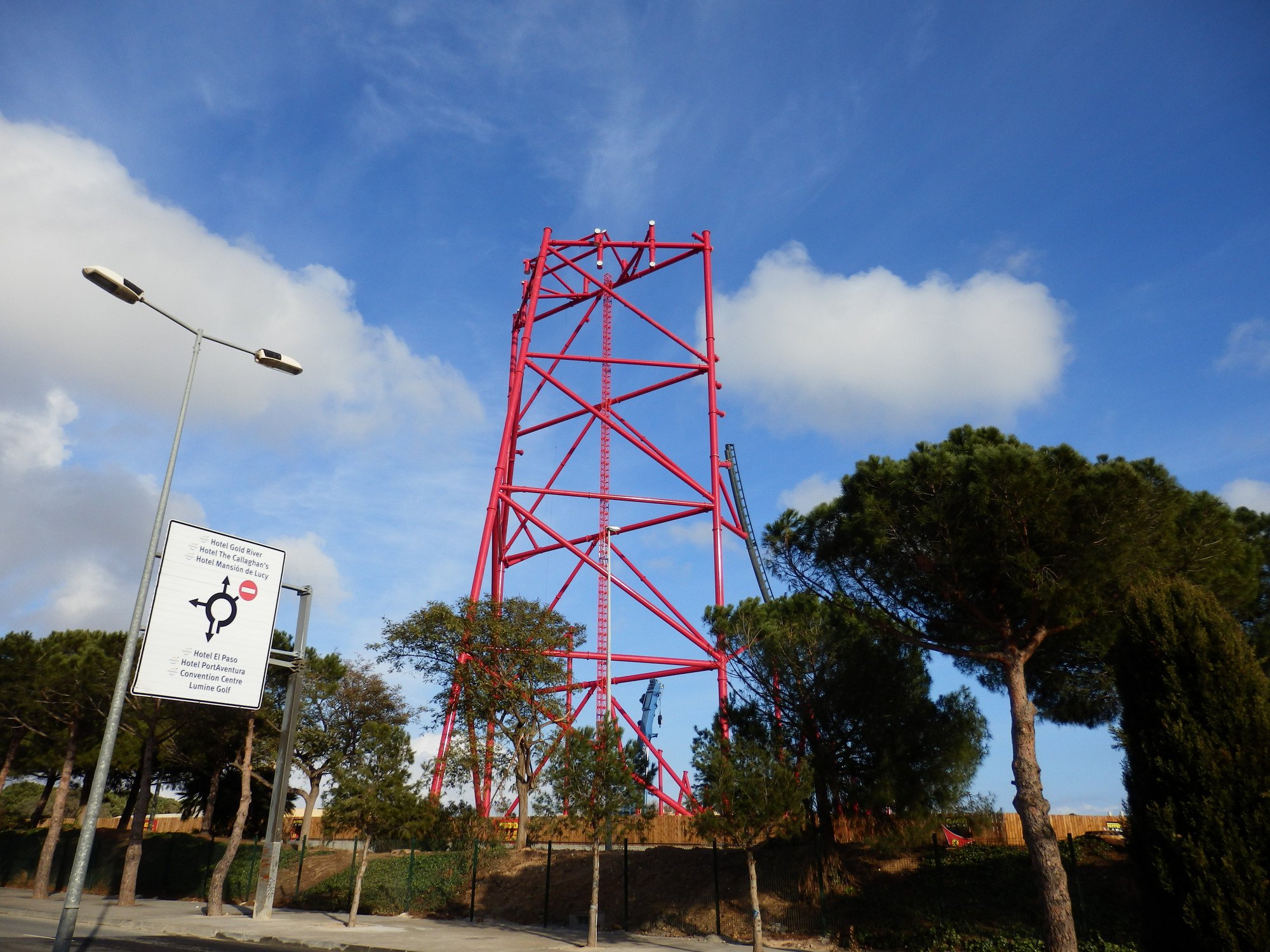 Ferrari Land - Construction Update - February 8th 2016 - Coaster Kings