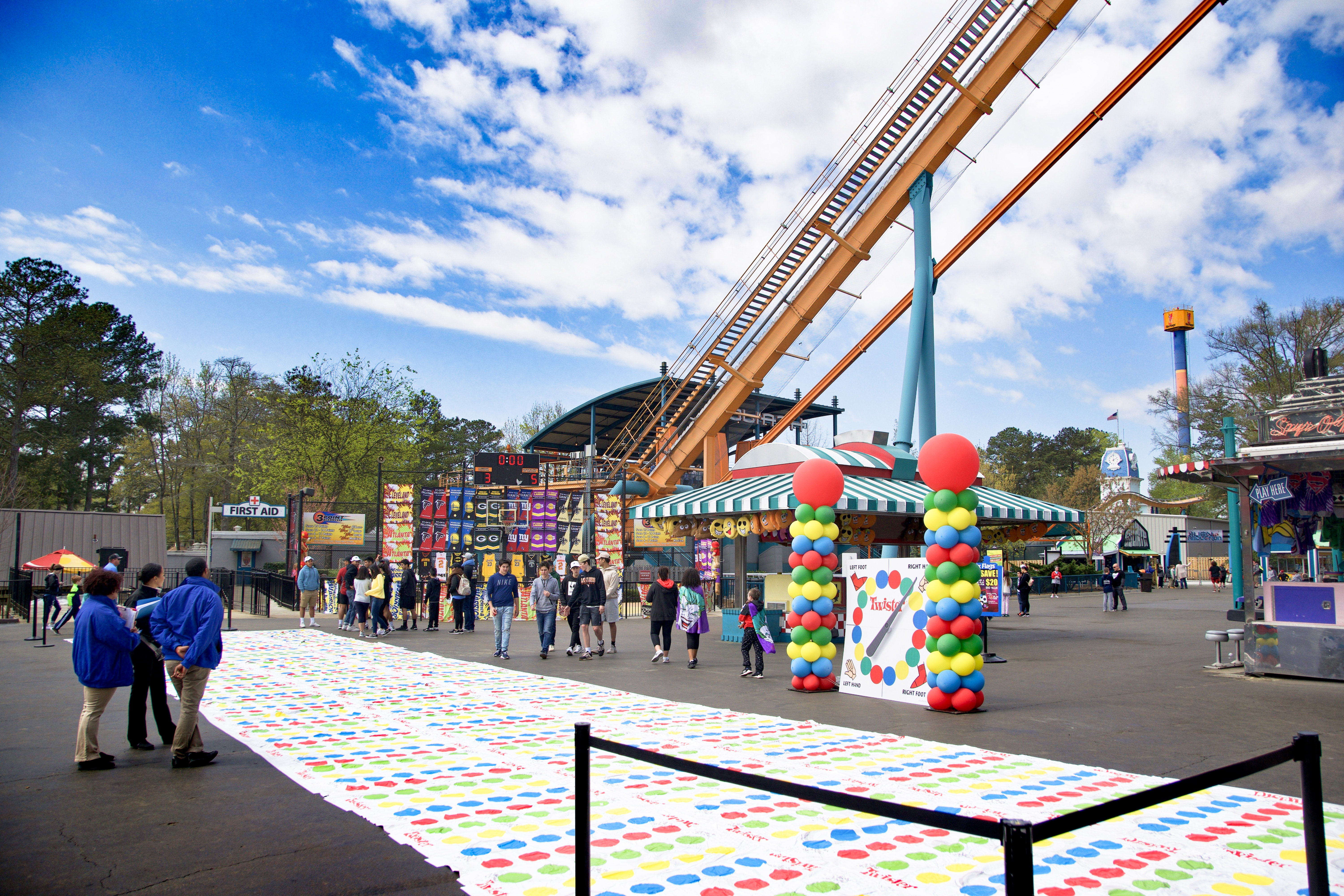 Six Flags Over Georgia: April 2019 - Coaster Kings