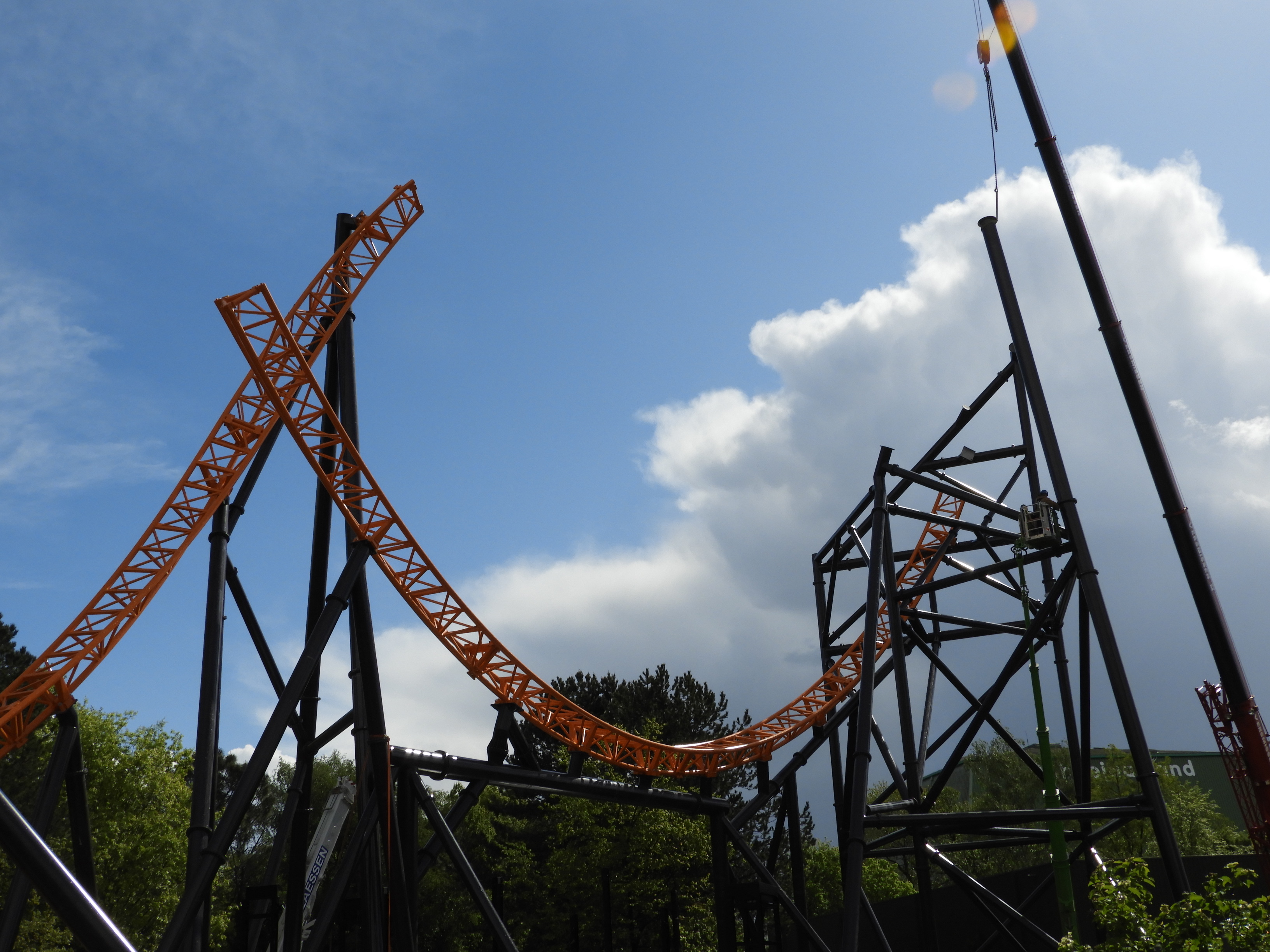Bobbejaanland - Fury Construction Update - May 4th 2019 - Coaster Kings