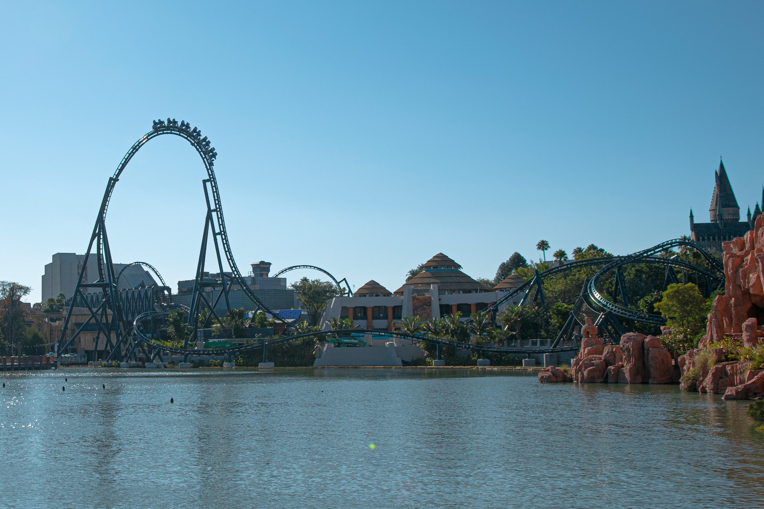 Jurassic World: VelociCoaster Daytime Testing Footage - December 9 ...