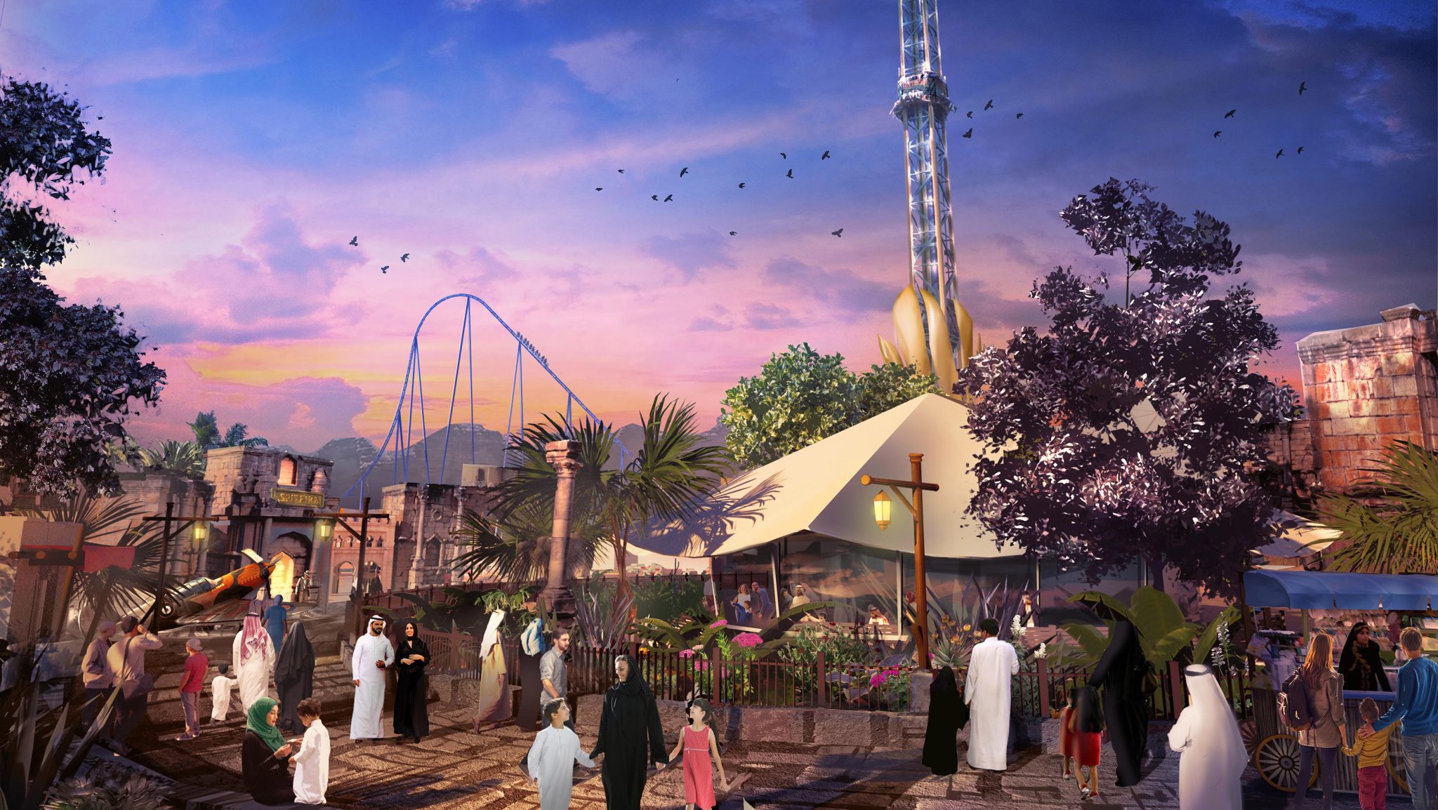 Six Flags Qiddiya and Falcon's Flight Detail Round-up - Coaster Kings