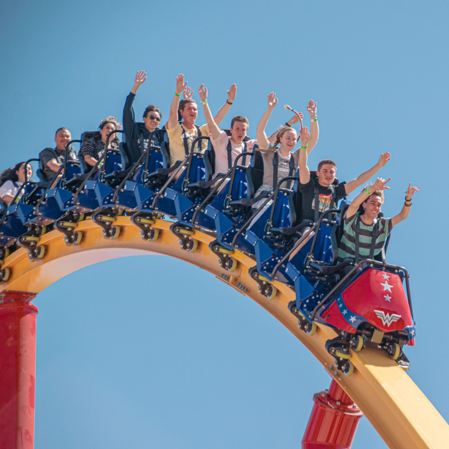 Everything Wonder Woman: Flight of Courage at Six Flags Magic Mountain ...