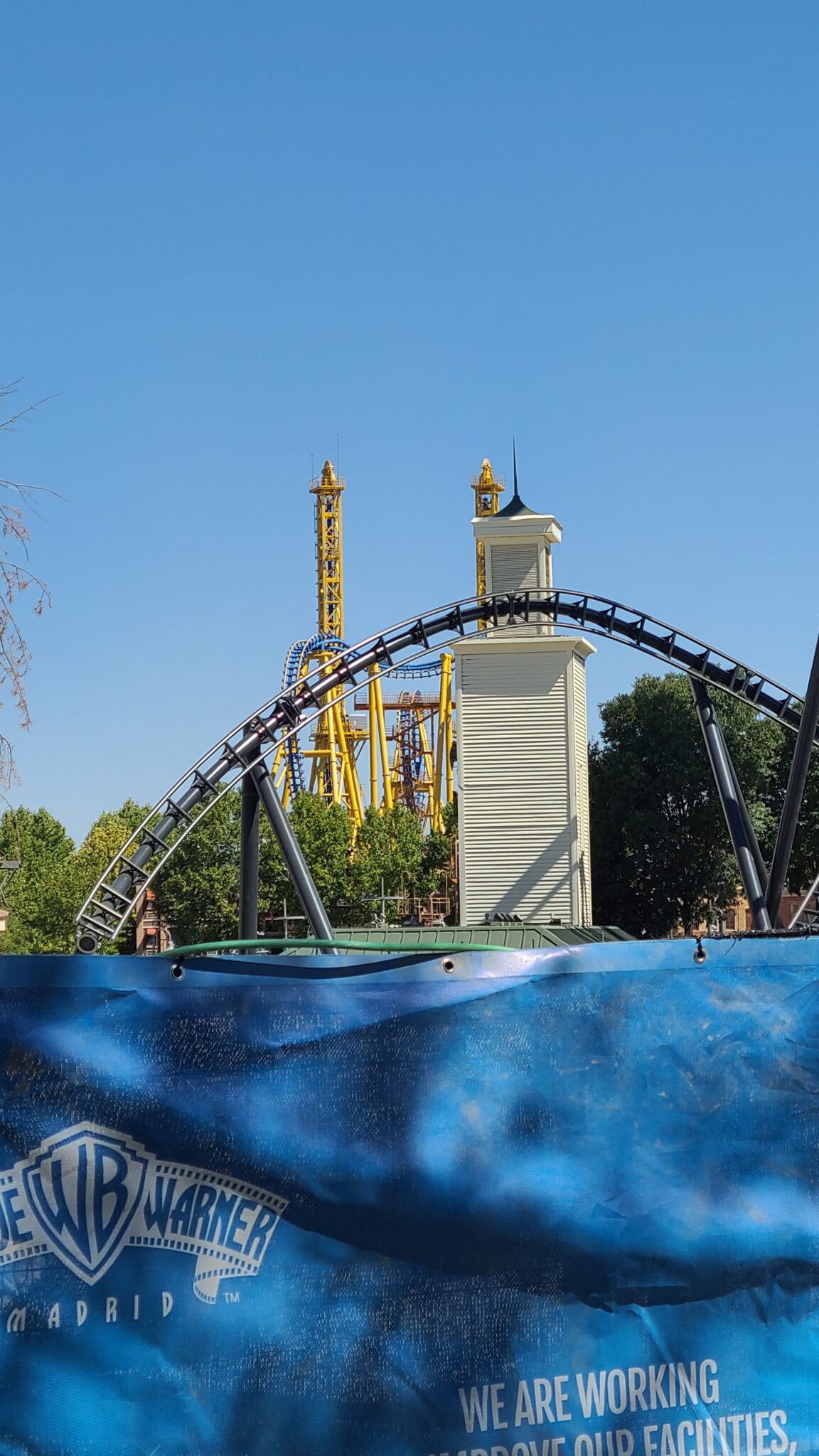 Parque Warner Madrid Batman Intamin Coaster Construction Update ...