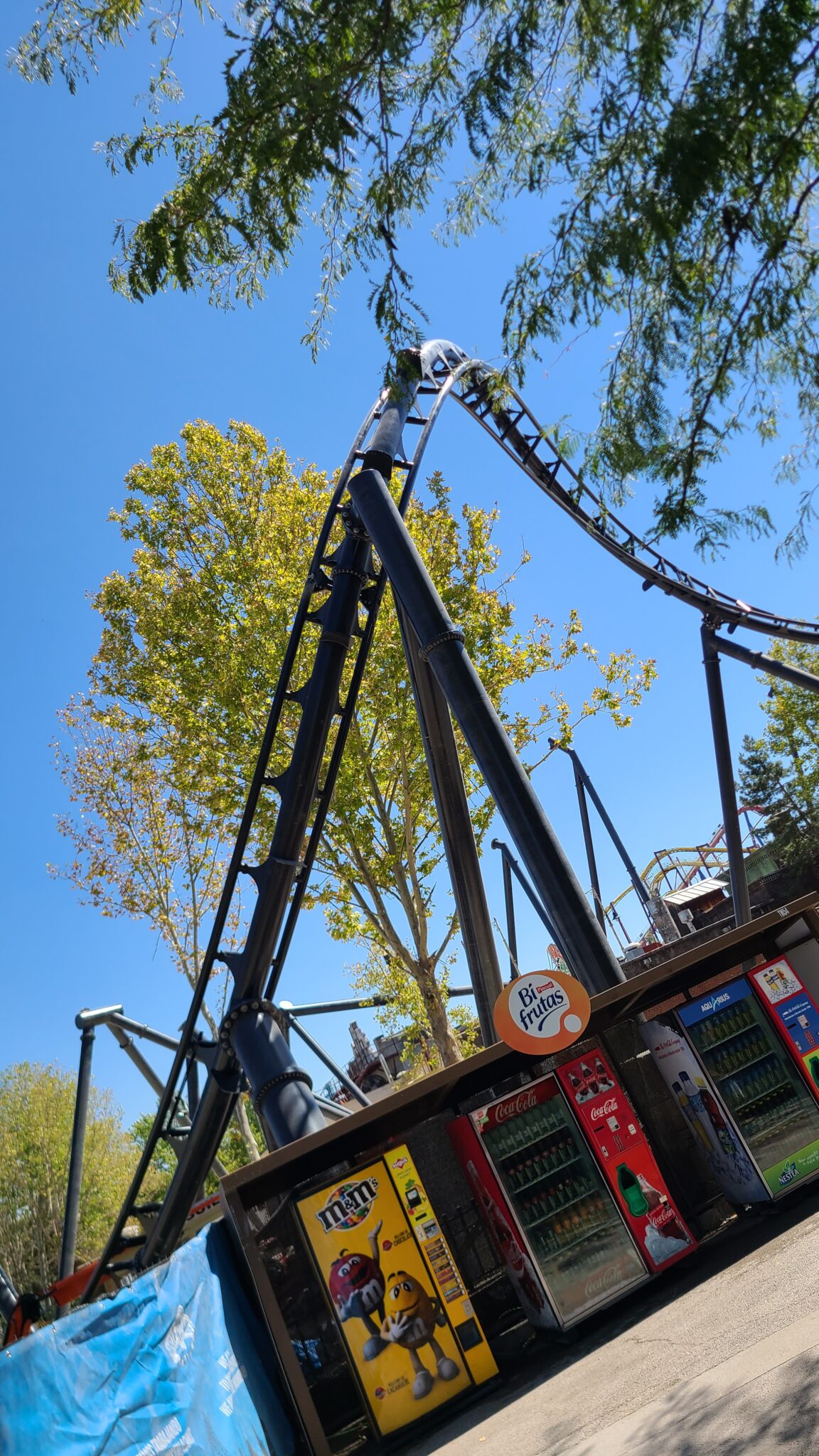 Parque Warner Madrid Batman Intamin Coaster Construction Update ...