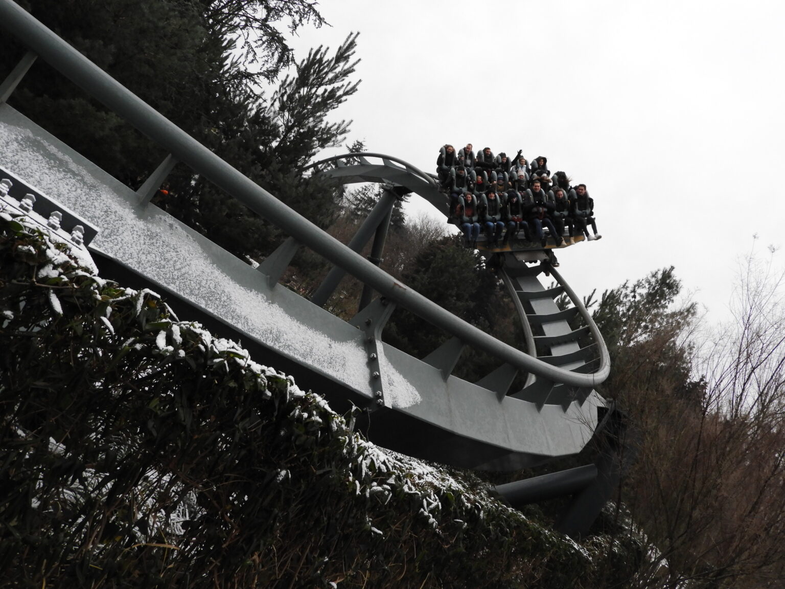 Construction at Winter Efteling - Coaster Kings